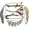 Amazon.com: 6PCS Extra Large Decorative Shawl Pin Safety Pins for ...