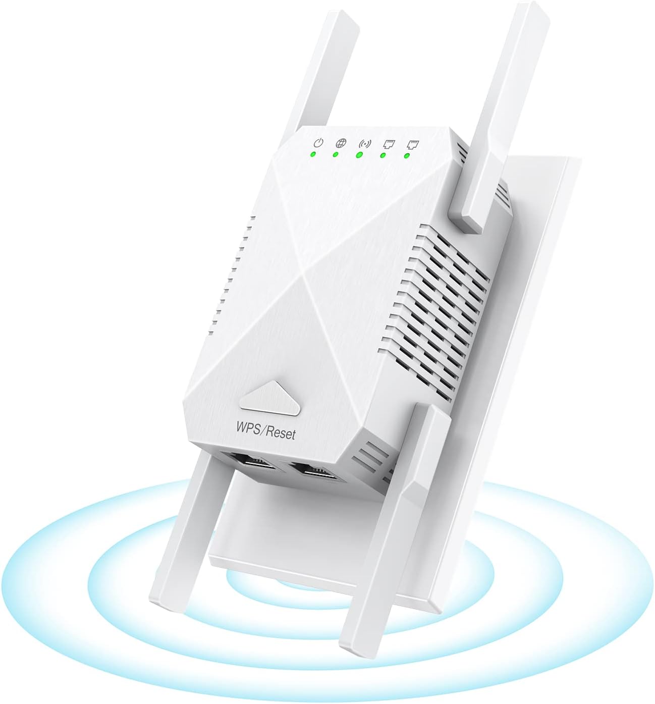 WiFi Extender Booster, Edtiske 1200Mbps WiFi Booster, 4 Antennas WiFi ...