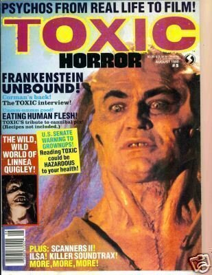 Toxic Horror Magazine Issue # 5 August 1990: Starlog: Amazon.com: Books