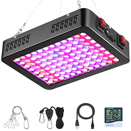 GREENGO 1200W LED Grow Light Reviews For Indoor Plants Veg and Flower