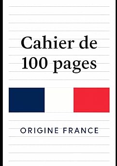 Cahier de 100 pages: Origine France - 1 unité - A4 : Martin, Mathieu: Amazon.co.uk: Books