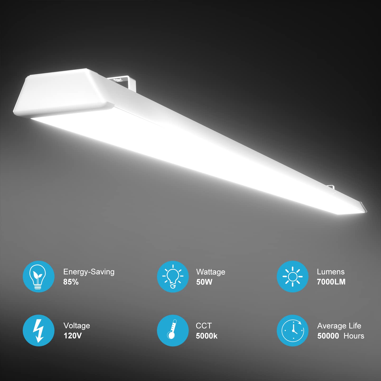 Snapklik.com : 4FT LED Shop Light, Compact 4FT LED Shop Light Fixutres ...