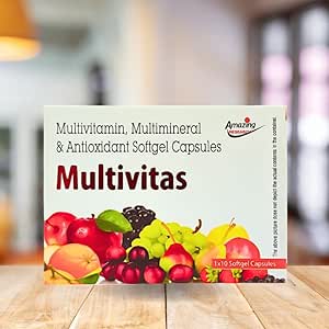 Multivitas Multivitamin, Multimineral & Antioxidant Softgel Capsules ...