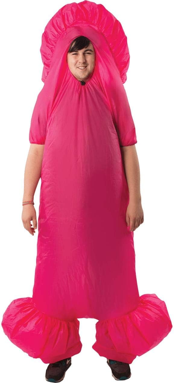 ORION COSTUMES Men's Inflatable Pink Big Willy Rude & Naughty Stag ...