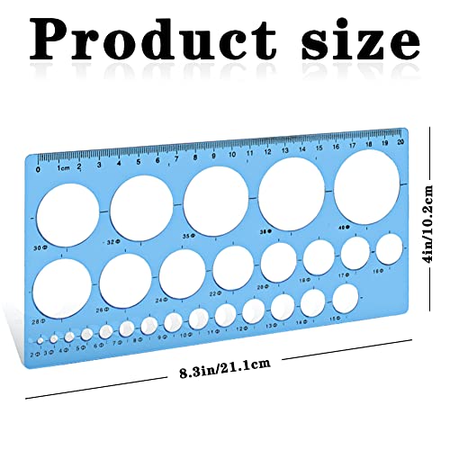 Snapklik.com : Circle Templates Measuring Geometry Ruler, Shape ...