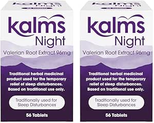 Kalms Night, 56 Tablets - Traditional Herbal Medicinal Product Used for ...