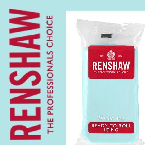 Amazon.com : Renshaws Regalice Duck Egg Blue Sugarpaste 250g Ready to ...