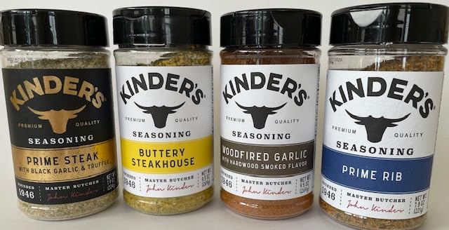 Amazon.com : Seasoning Set, Steak Assortment, KINDERS, Variety, 4 Pack ...