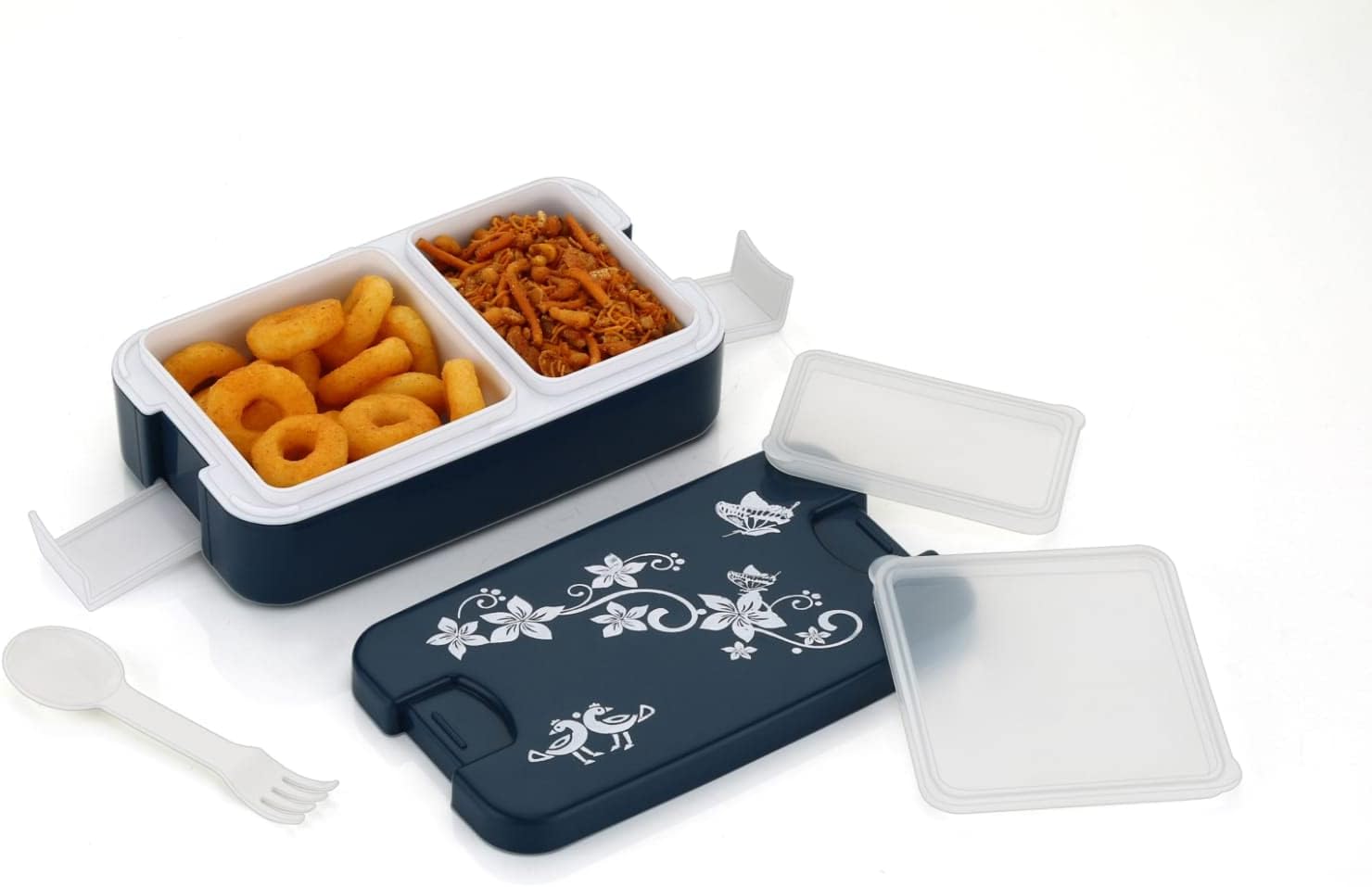 Buy Seama Dumbo Plastic Snacks Box for Kids, Set of 2, BPA Free ...