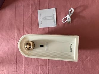 Amazon.com: CASSEOGA Automatic Soap Dispenser, 320ml Type-C Rechargeable Hand Soap Dispenser, 3 ...