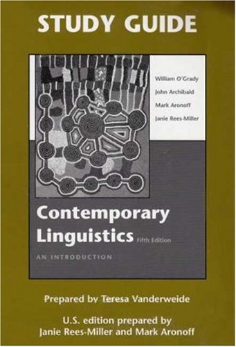 Amazon.com: Contemporary Linguistics 5e & Study Guide: 9780312451363: O ...