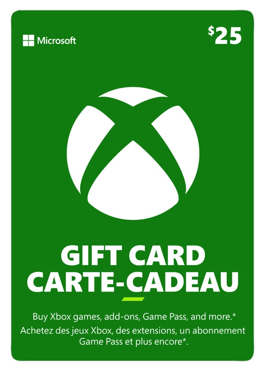 $25 Xbox Gift Card - [Digital Code] : Amazon.ca: Everything Else