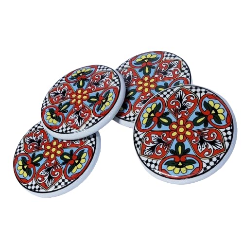 PRIME HOMES Ceramic Coasters with Matt Finish| Coasters for Cups Set of ...