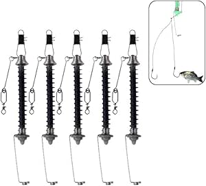 Amazon.com: Fishing Hooks 3-20pcs Automatic Fishing Hook Trigger ...