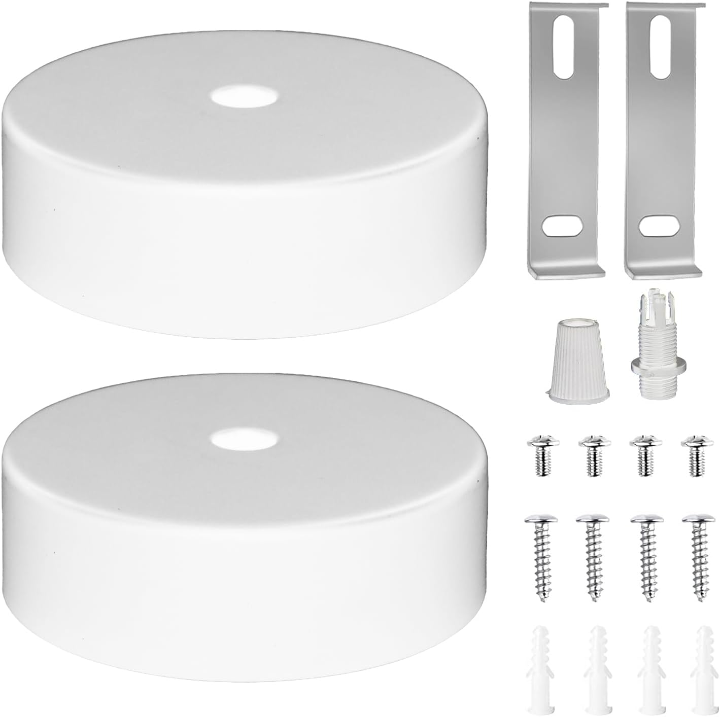 Lhdfyqt 2 Pièces Auvent de Plafond, Rosace Plafond Cache Fil, Cache Fil ...