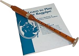 Amazon.com: Bagpipe Practice Chanter, Red Cedar w/Learn Play Book ...