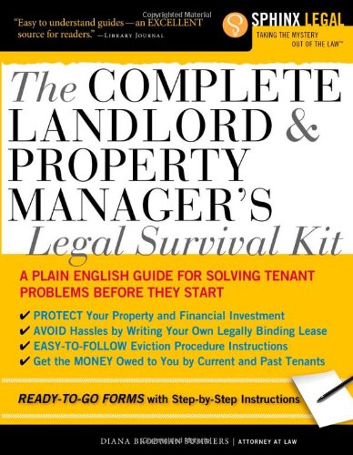 Amazon.com: The Complete Landlord & Property Manager's Legal Survival ...