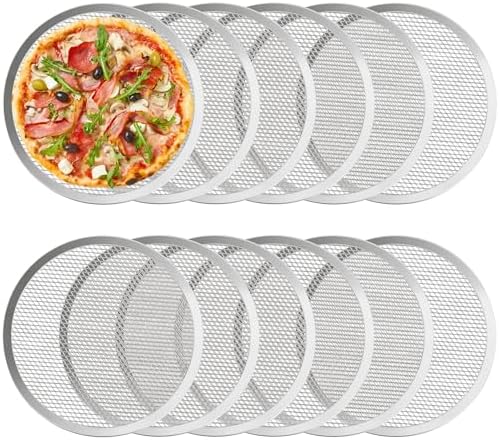 Amazon.com: RHBLME 6 PACK Pizza Screen, Nonstick Pizza Screen 10 Inch ...
