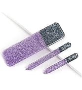Amazon.com : Spa-Rific Nano Laser Etched Glass Manicure Files 3pc Set ...