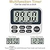 Amazon.com: XREXS Digital Kitchen Timer, Magnetic Countdown Up Cooking ...