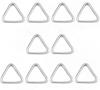 Amazon.com: JY-MARINE Stainless Steel 316 Triangle Ring Buckle Welded V ...