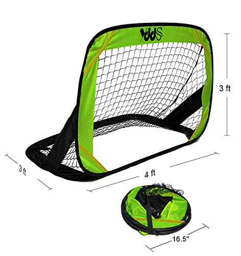 Soccer Goals Easy Pop Up Soccer Goal Nets for Kids and Adults Backyard ...
