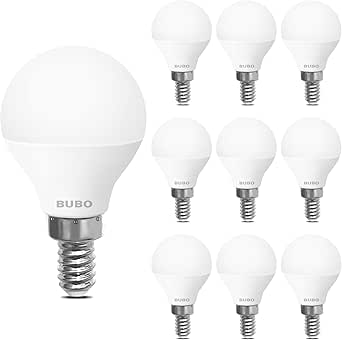 BUBO Ceiling Fan Light Bulbs, E12 LED Bulb 60W Equivalent, Small Base ...