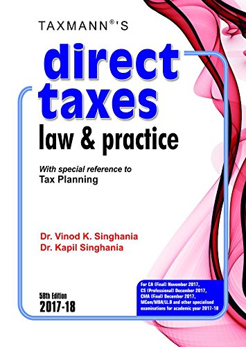 Amazon.in: Buy Direct Taxes Law & Practice -With special reference to ...
