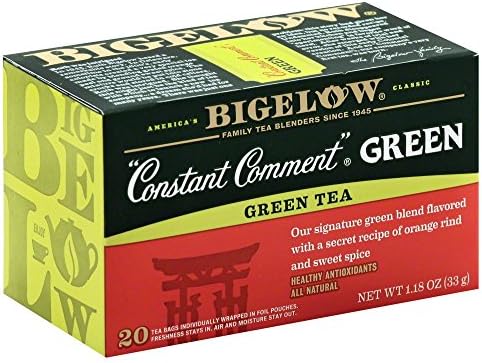 Amazon.com: Bigelow Constant Comment Green Tea 20ct (Pack of 4)