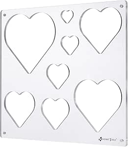 Amazon.com: HERMIT TOOLS 12"*10" inches 8-in-1 Heart Inlay Template ...