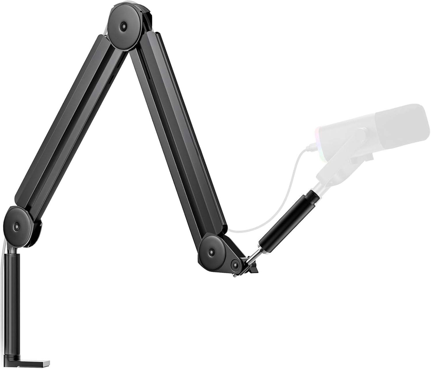 Amazon.com: InnoGear Mic Boom Arm Microphone Stand with 2 Pieces 5/8 ...