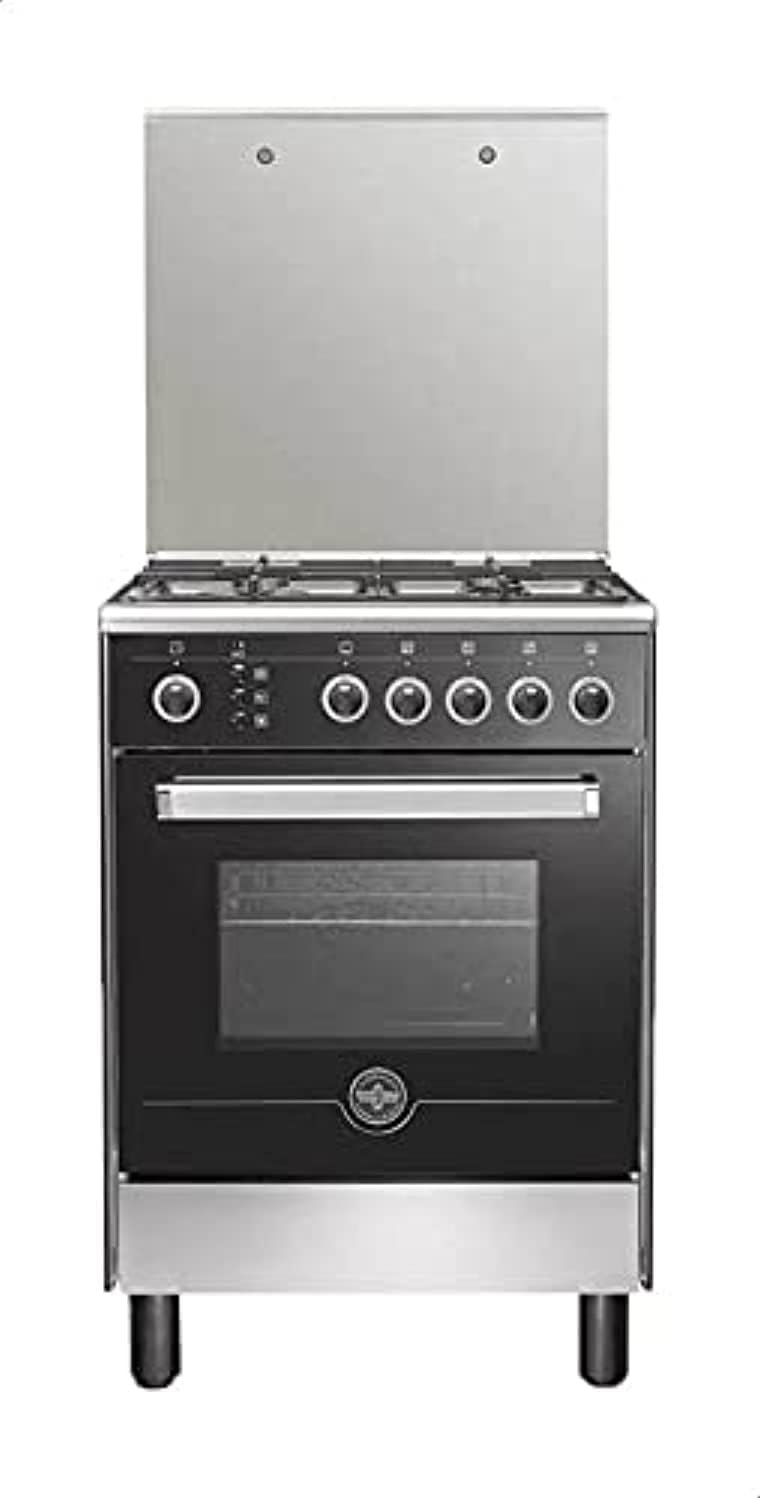 LA GERMANIA Cooker 60 x 60 - 4 Gas Burners Stainless x Black ...