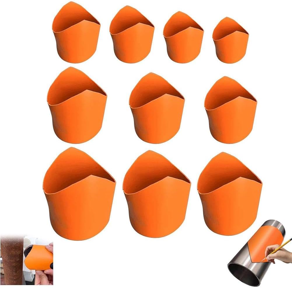 Amazon.com: Precision Pipe Saddle Template Cutting Guide, Plumbing Pipe Saddle Template Kit ...