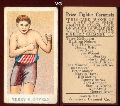 1910 Am. Caramel E75 (Boxing) Card# 14 terry mcgovern VG Condition at ...