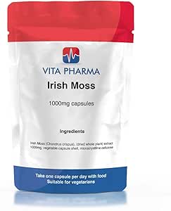 VITA PHARMA Irish Moss 1000mg 240 Capsules : Amazon.co.uk: Health ...
