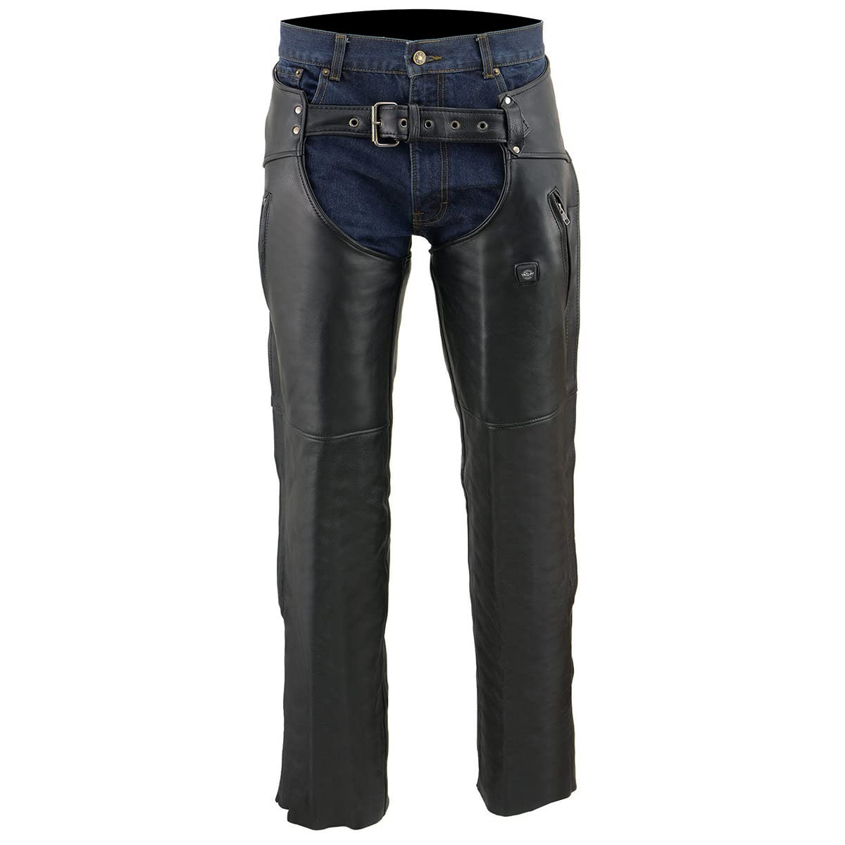 Milwaukee Leather MLM5513 Men's Black 'Heated' Motorcycle Leather ...