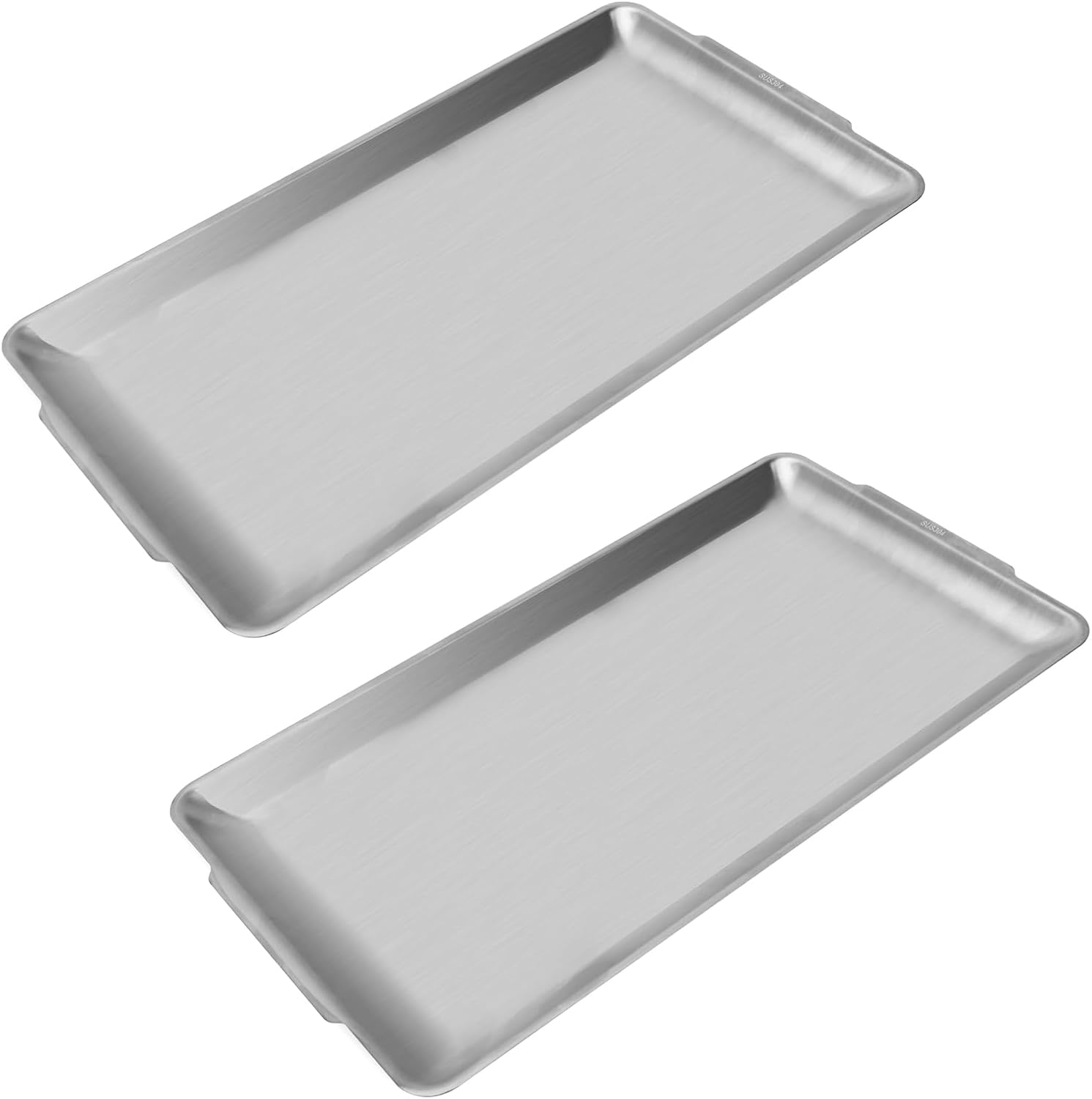 Amazon.com | Beatcreat Stainless Steel Serving Trays, 14.2 x 7.9 Inch ...