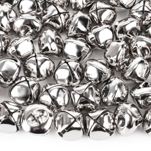 Snapklik.com : 100PCS Jingle Bells,Metal Jingle Bells Bulk DIY Bells ...