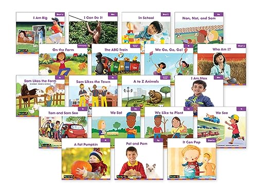 Snapklik.com : Decodable Readers Book Set: Consonants And Short Vowels