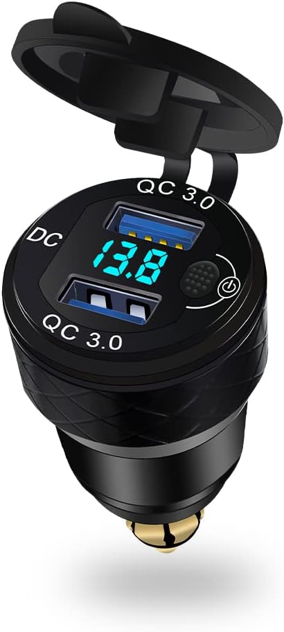 Motorrad Zigarettenanzünder-USB Ladegerät-Adapter für BMW Motorrad - QC ...