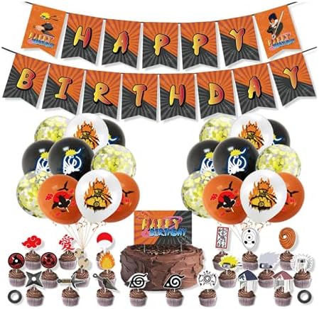 45 Naruto Birthday Decorations，Naruto Party Decorations，Anime Theme ...