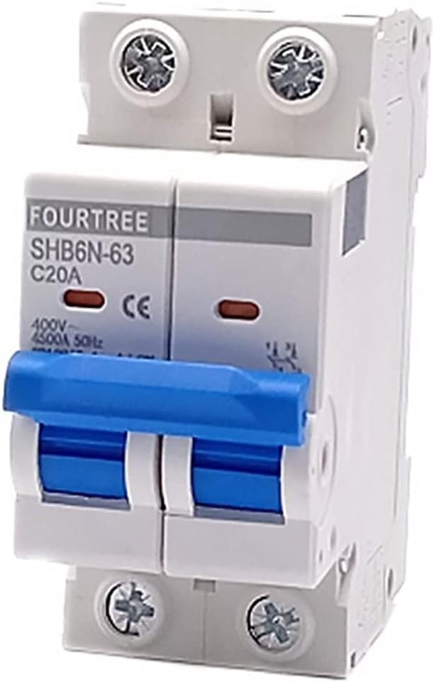Amazon.com: ZAAHH 1Pcs 2 Pole Mini Circuit Breaker Cutout Miniature ...