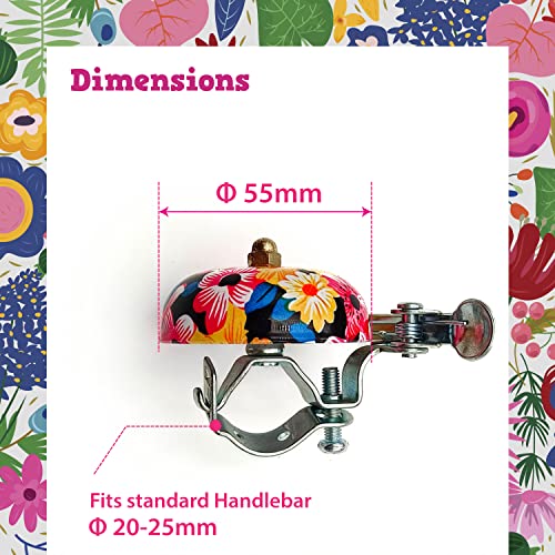 ONIPAX Bike Bell Classic Loud Crisp Bicycle Bells for Cruiser Bike ...