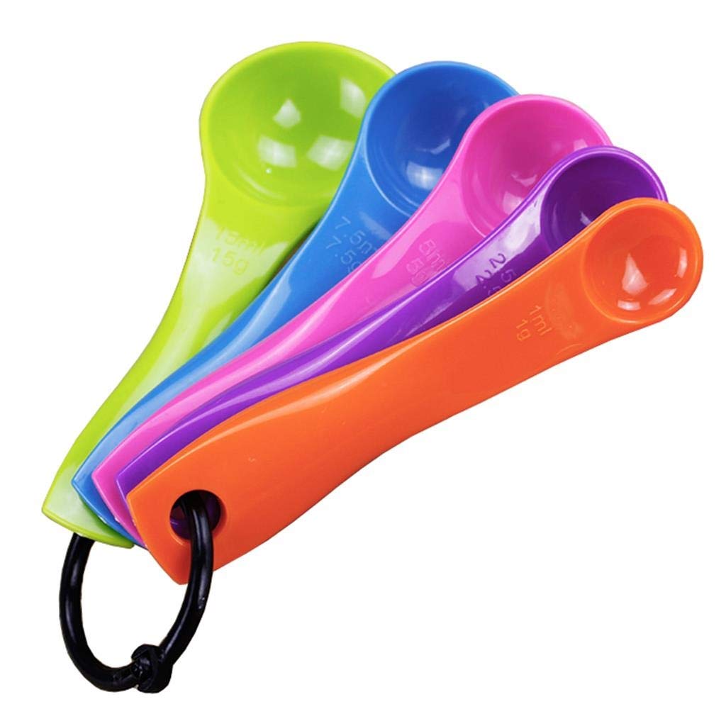 Buy Measuring Spoon, Plastic Suit Five Items Nested Structure ...