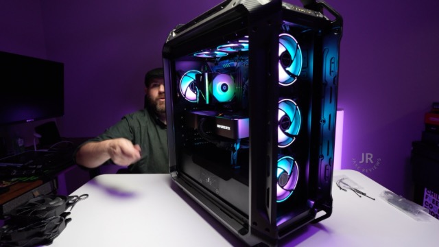 Watch Moonlight six pack 120mm RGB case fans with hub on Amazon Live