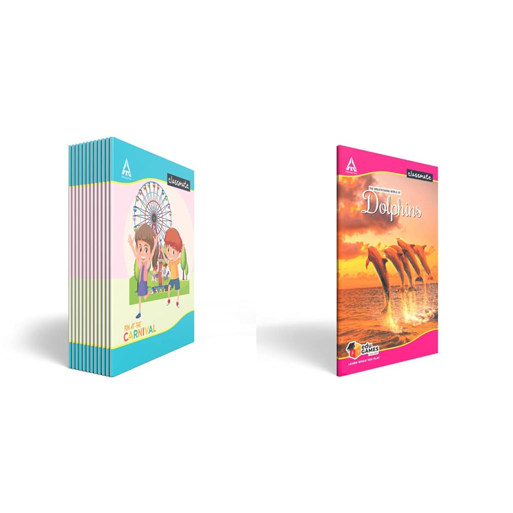 Classmate Notebook - Soft Cover & Classmate Long Book - Unruled, 160 ...