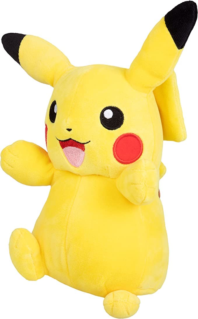 Amazon.com: Pokemon PKW3074 20 cm Plush Pikachu : Toys & Games