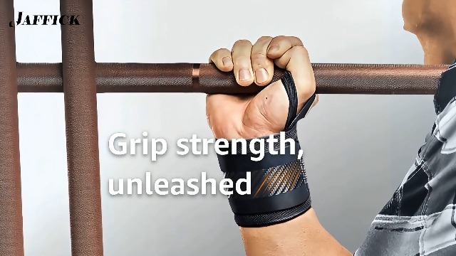 Watch Double-Layer Reinforced Wrist Wraps for Weightlifting on Amazon Live