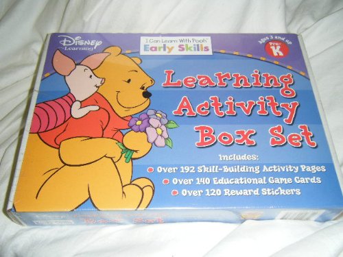 I Can Learn with Pooh Early Skills Learning Activity Box Set Pre-K ...