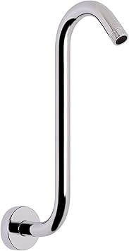 HarJue S Shaped Shower Arm, High Rise Shower Head Extension Pipe ...